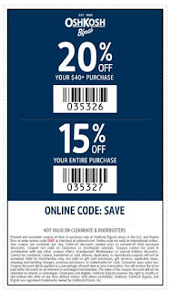 Oshkosh Bgosh Printable Coupons July 2017 - Discount Shoes Store