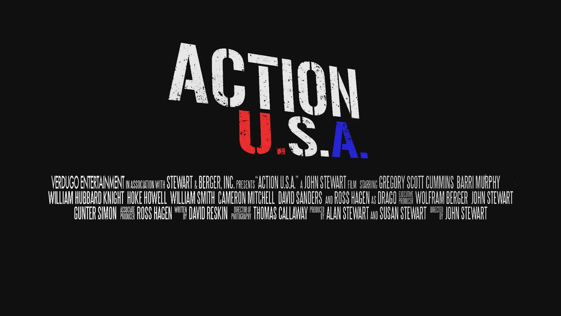 MCBASTARD'S MAUSOLEUM: ACTION U.S.A. (1989) (MVD Rewind Collection Blu ...