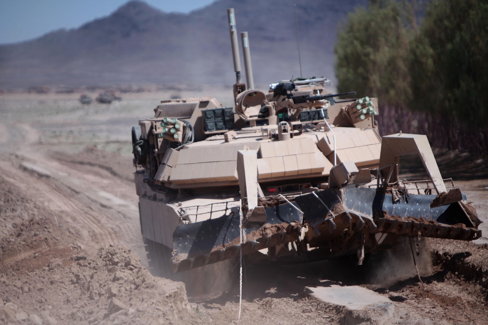 SNAFU!: Assault Breacher Vehicle in action.