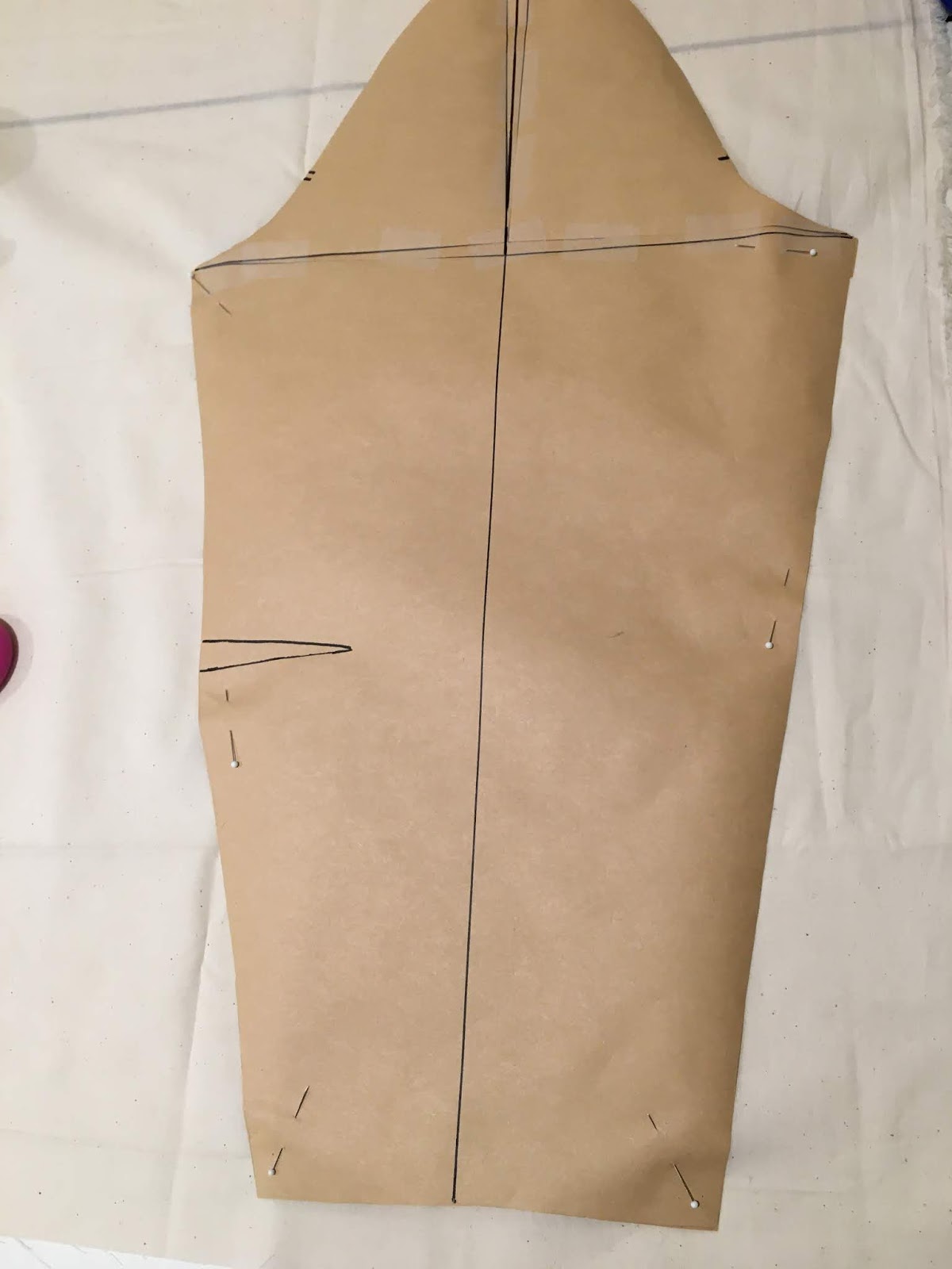 sewcreatelive: Drafting a Sleeve for Draped Bodice & Making a Padded ...