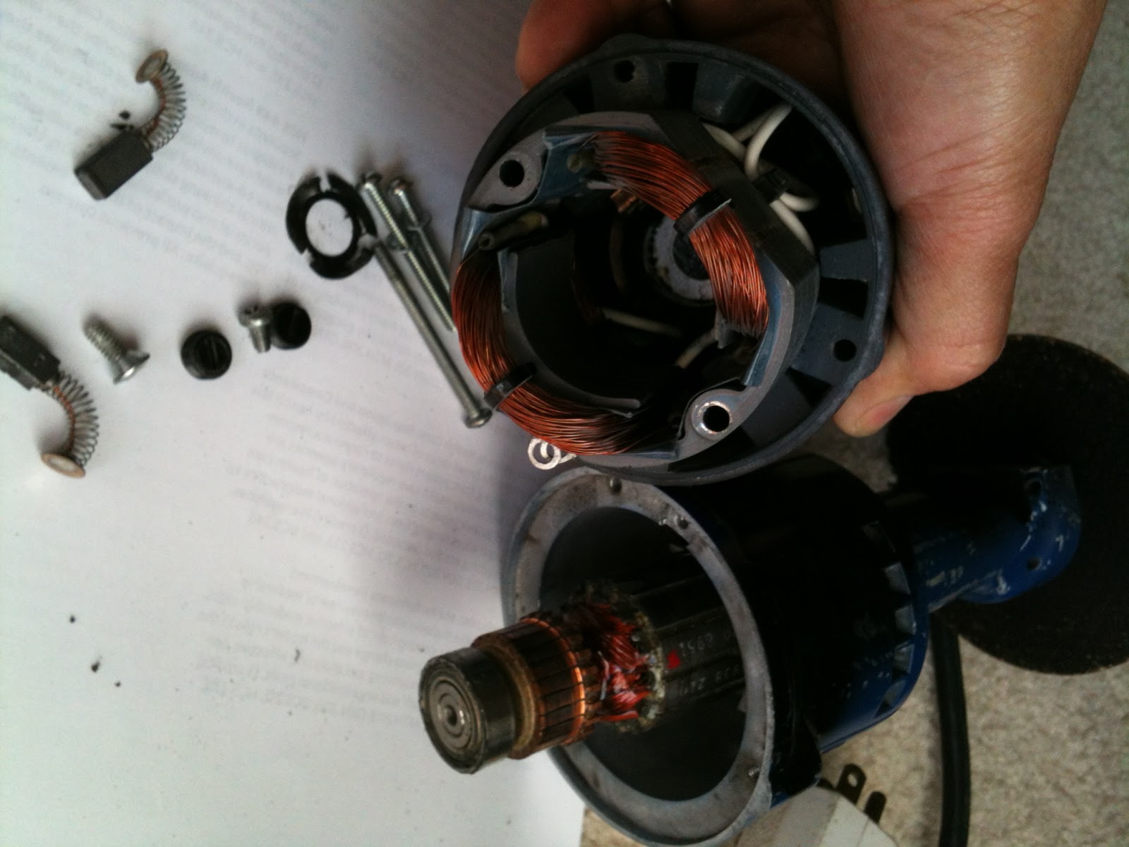Practically Home Built: Cut-Off Grinder Exposed
