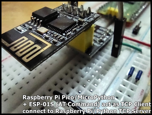 Hello Raspberry Pi Pico Micropython Esp 01s At Command