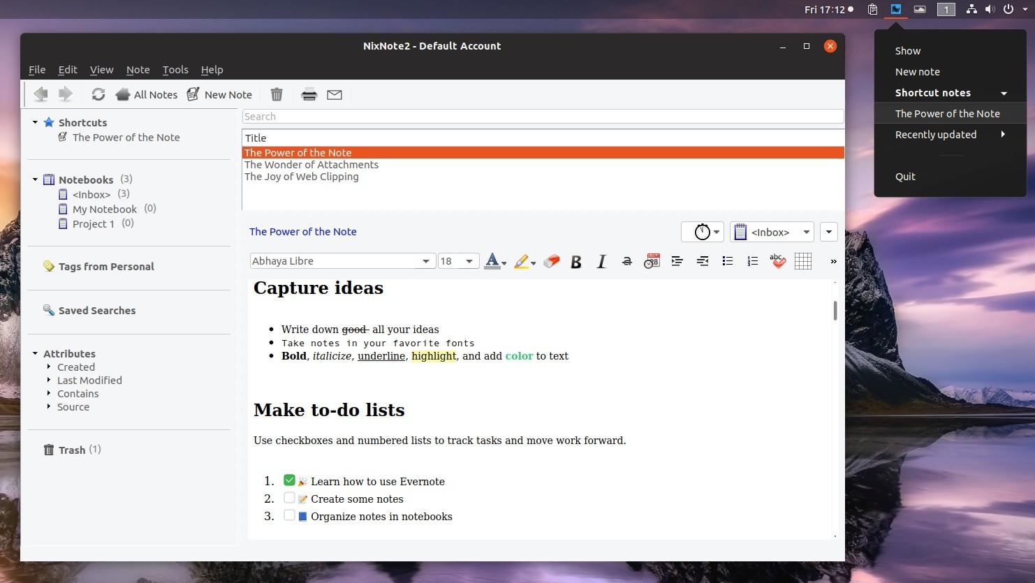 Evernote Linux Client Nixnote2 Forked Includes Numerous Improvements