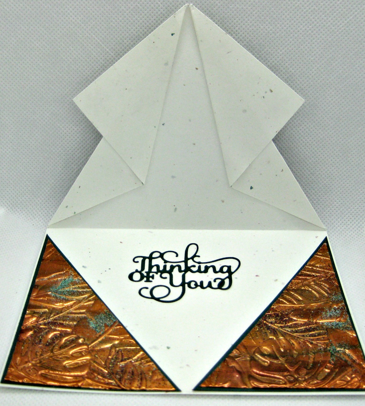 Karen's Kreative Kards: A2 Sized Arrow Fold Cards with Tarnished Foil ...