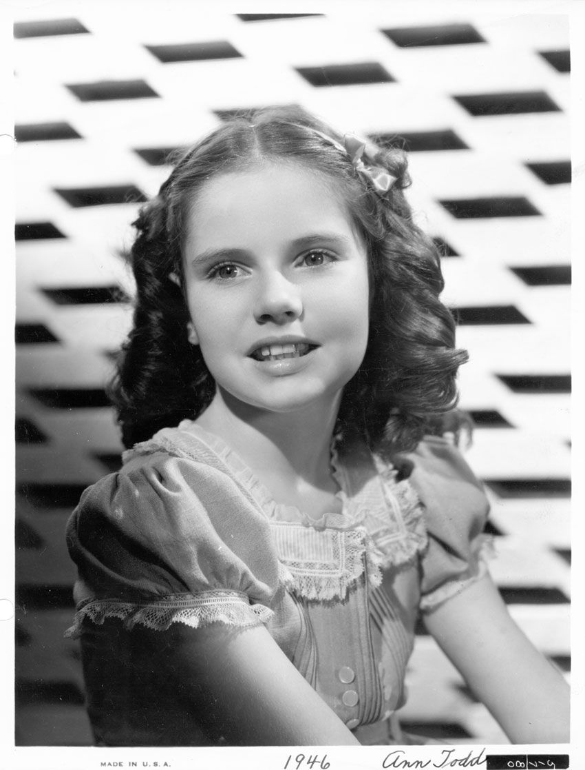 Laura's Miscellaneous Musings: Child Actress Ann E. Todd Dies at 88