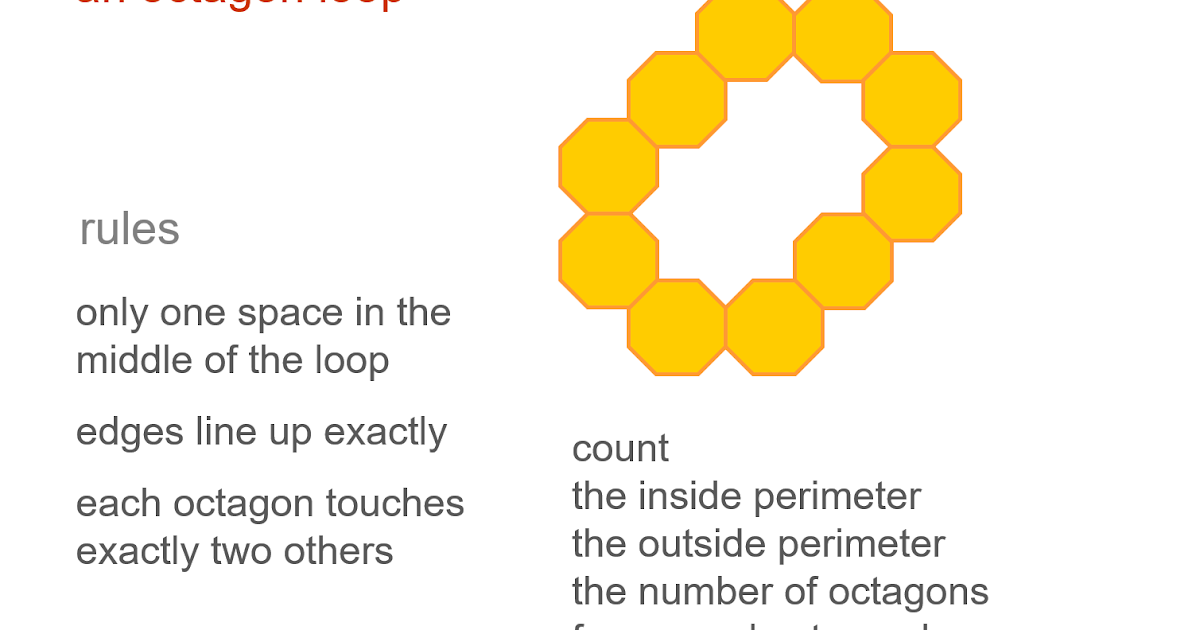 MEDIAN Don Steward mathematics teaching: regular octagon loops