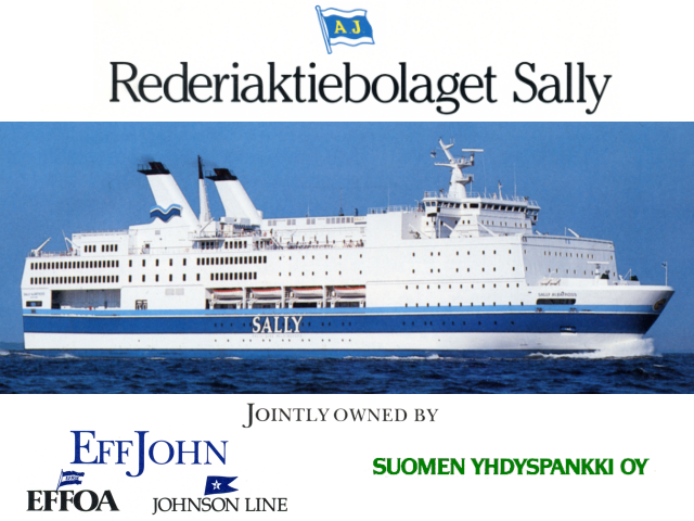 Merellä @ www.valkeatlaivat.net : Sally Line - m/s Sally Albatross