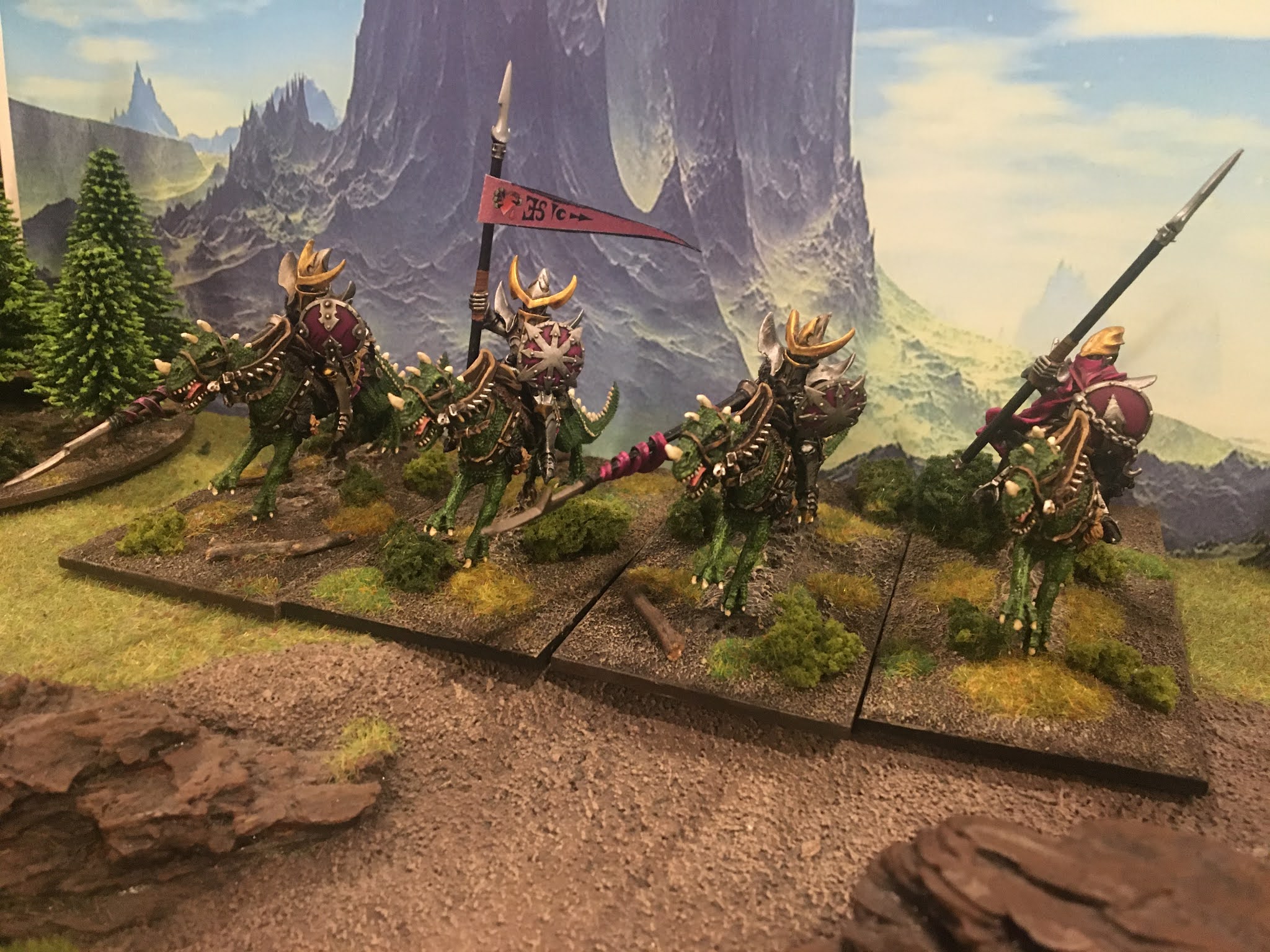 15mm Sci Fi Small Soldiers: Warhammer Fantasy - Dark Elf Cold One ...