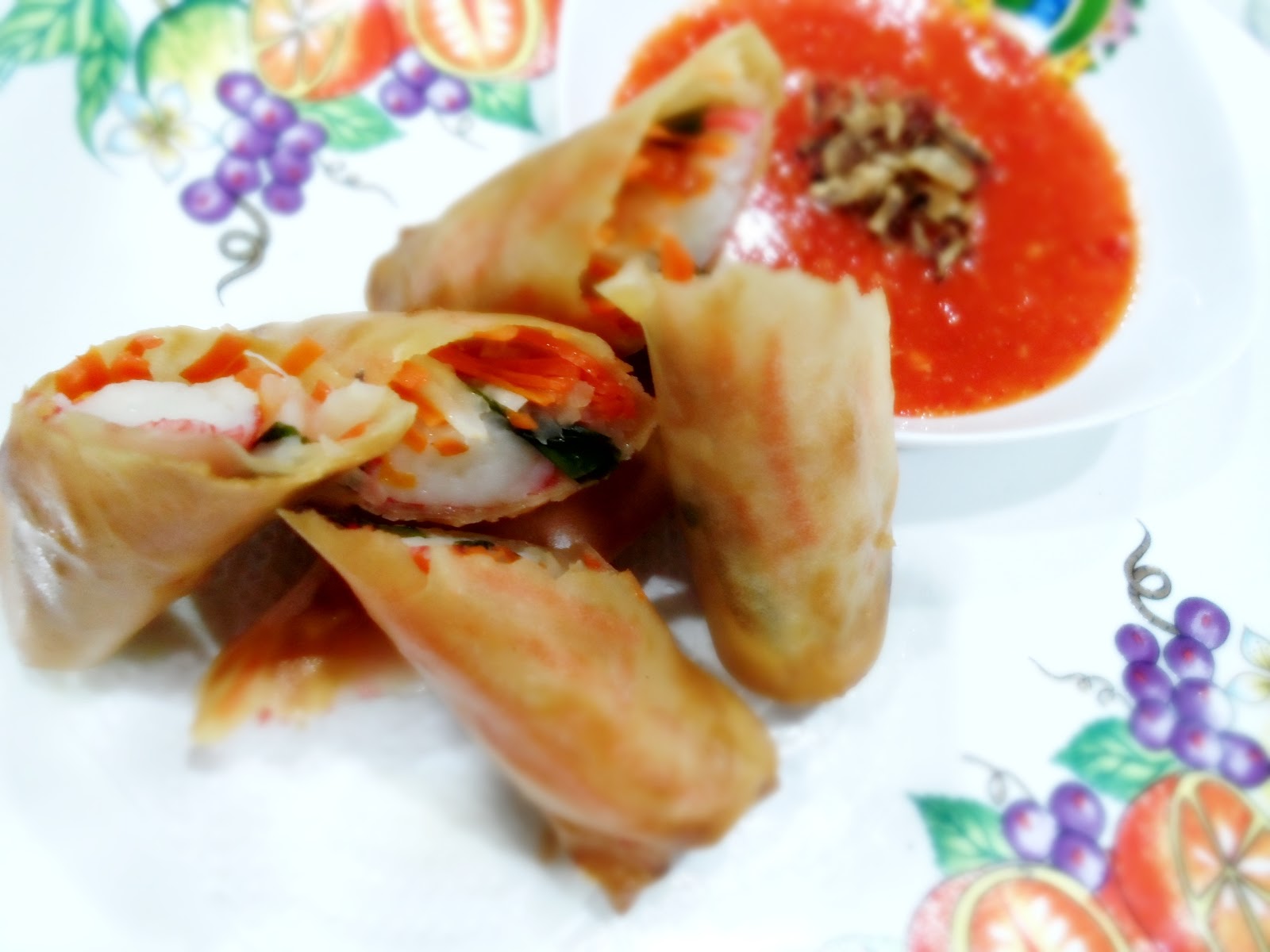 Resepi | Popia Goreng Isi Ketam (^_^)v ~ Hudalululoveyou