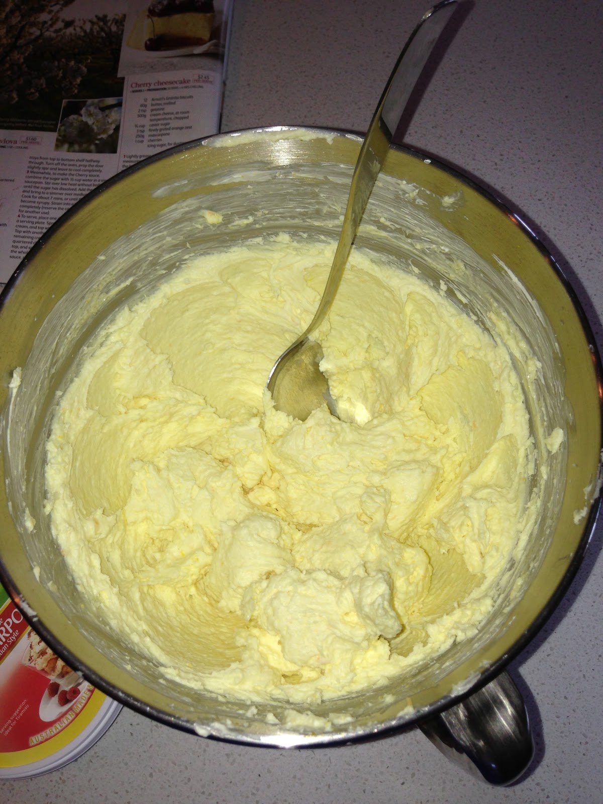 Hello From Tassie: Cherry Cheesecake - My Coles Magazine Comes Out Again