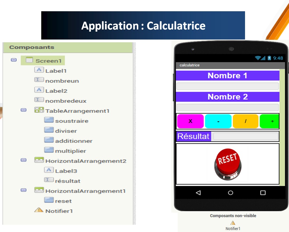Tutorial MIT App Inventor 2 : CALCULATOR # CALCULATRICE