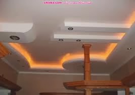 Exclusive false ceiling designs for living room : hidden lighting ...