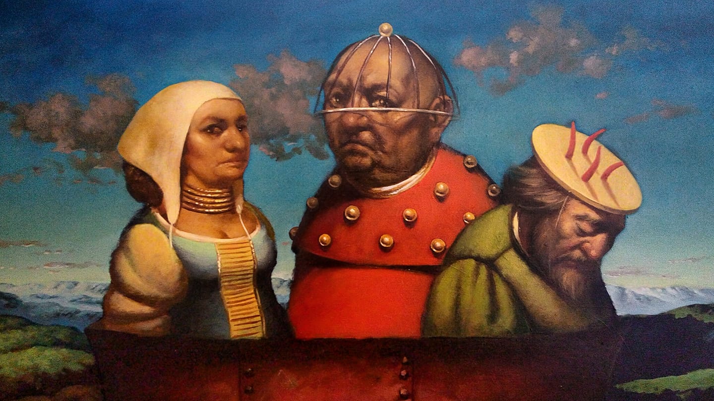 Pinzellades al món: Il·lustracions d'Ashot Yan: classicisme surrealista