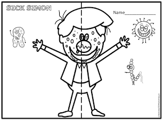 SICK SIMON BOOK CRAFT ~ Book Units by Lynn