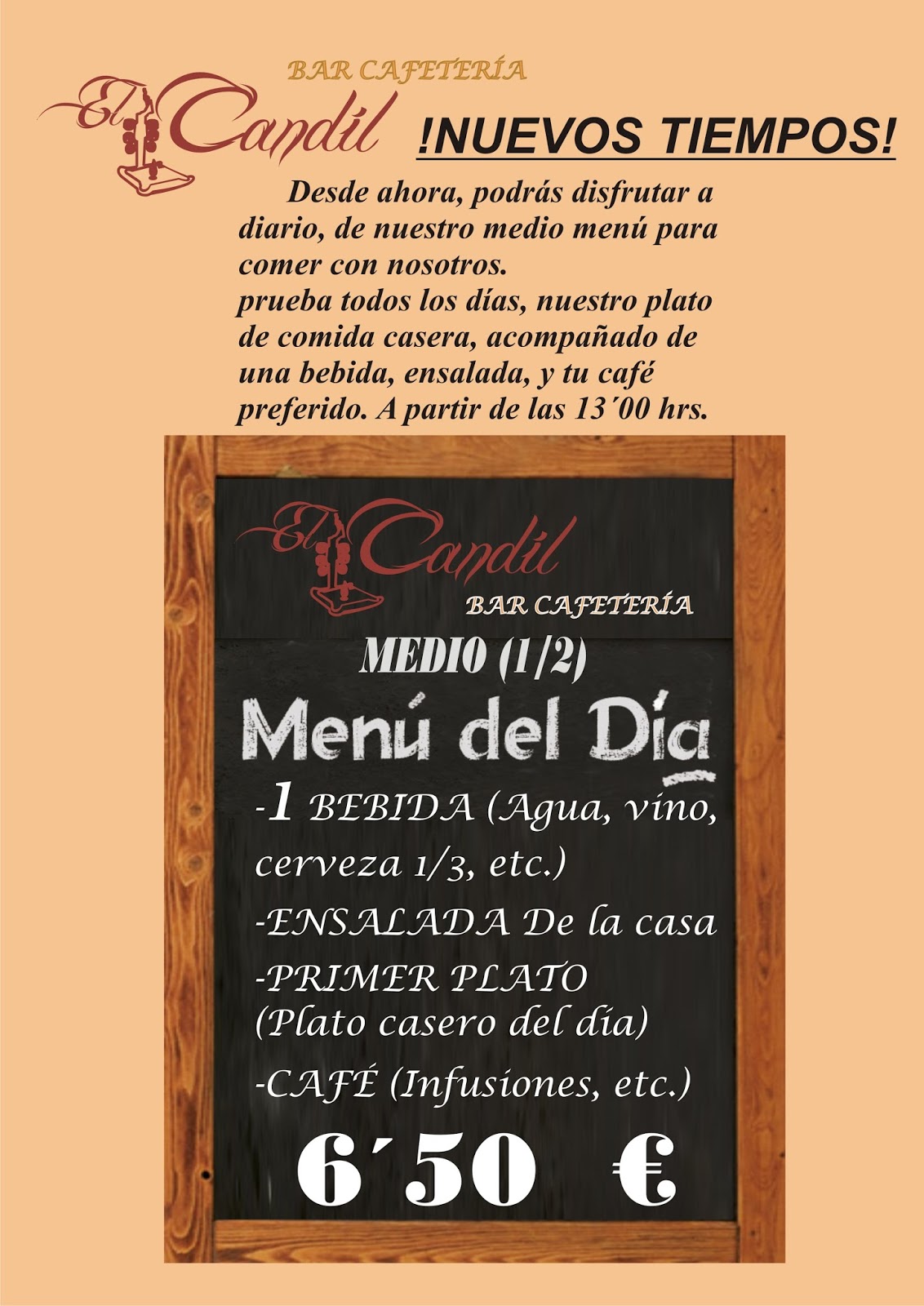 Tu candela menu - sheryexpress