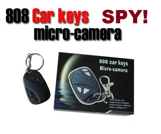 WE SUPPLY WHAT YOU NEED: 808 Spy Car Key dvr Drive Pinhole Keychain ...