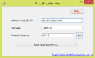 Now you can turn your PC into hotspot? using Virtual Router Plus