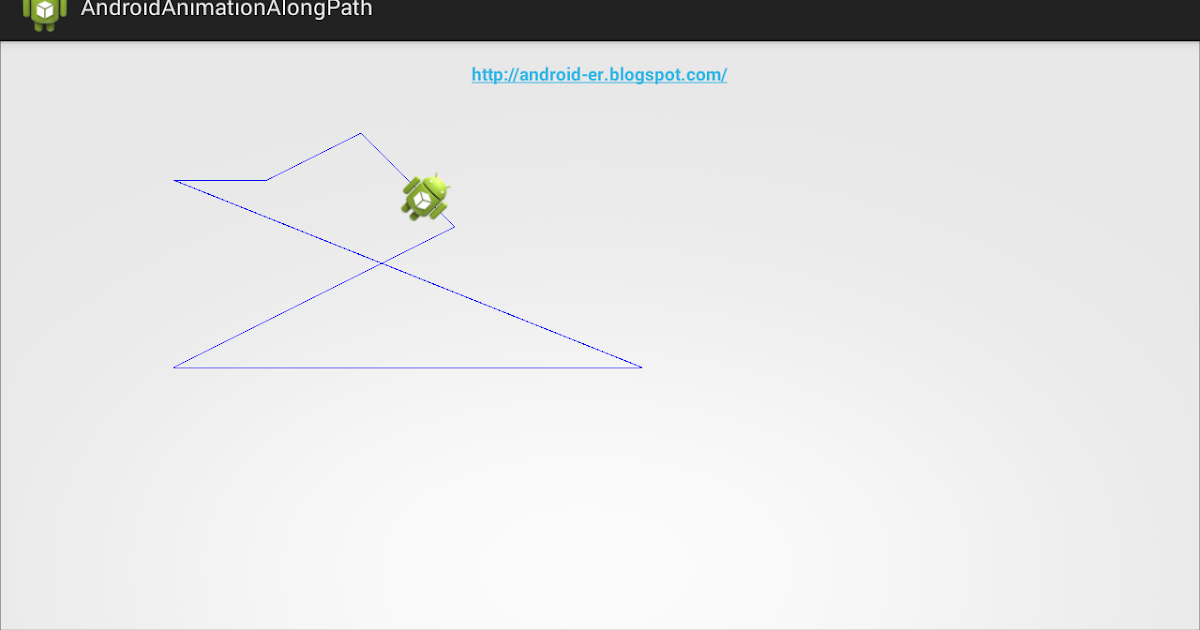 Android Er Animation Of Moving Bitmap Along Path