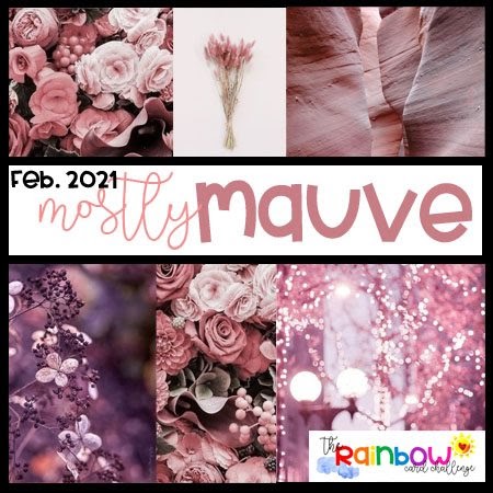 Creative Em: #26 Mostly Mauve at Rainbow Card Challenge
