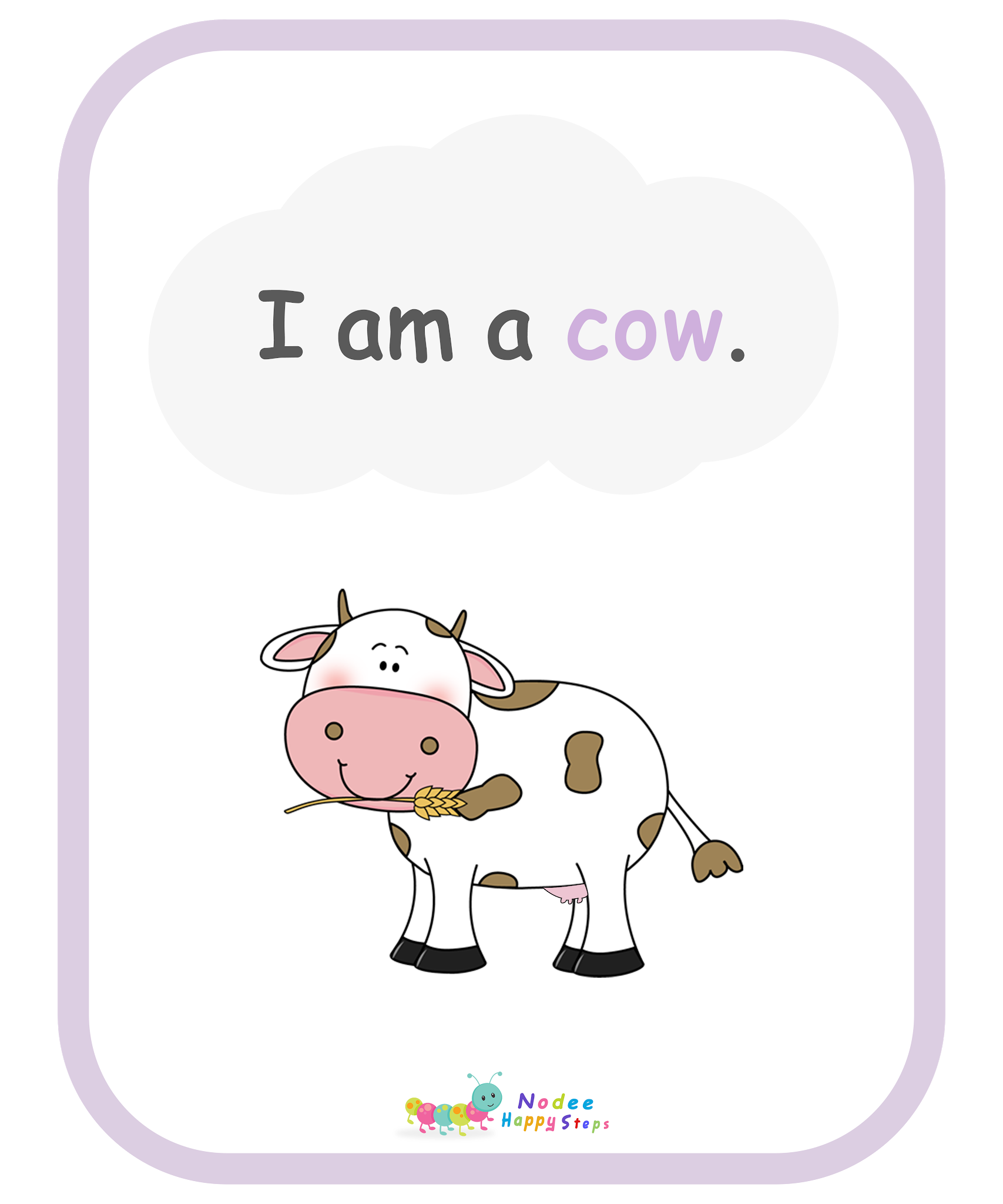 Guessing for Kids - Who am I? - I am a cow