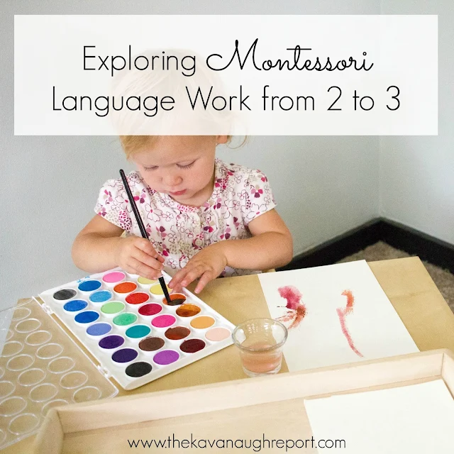 Exploring Montessori Language Work from Ages 2 to 3