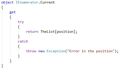 C# IEnumerator and IEnumerable interfaces