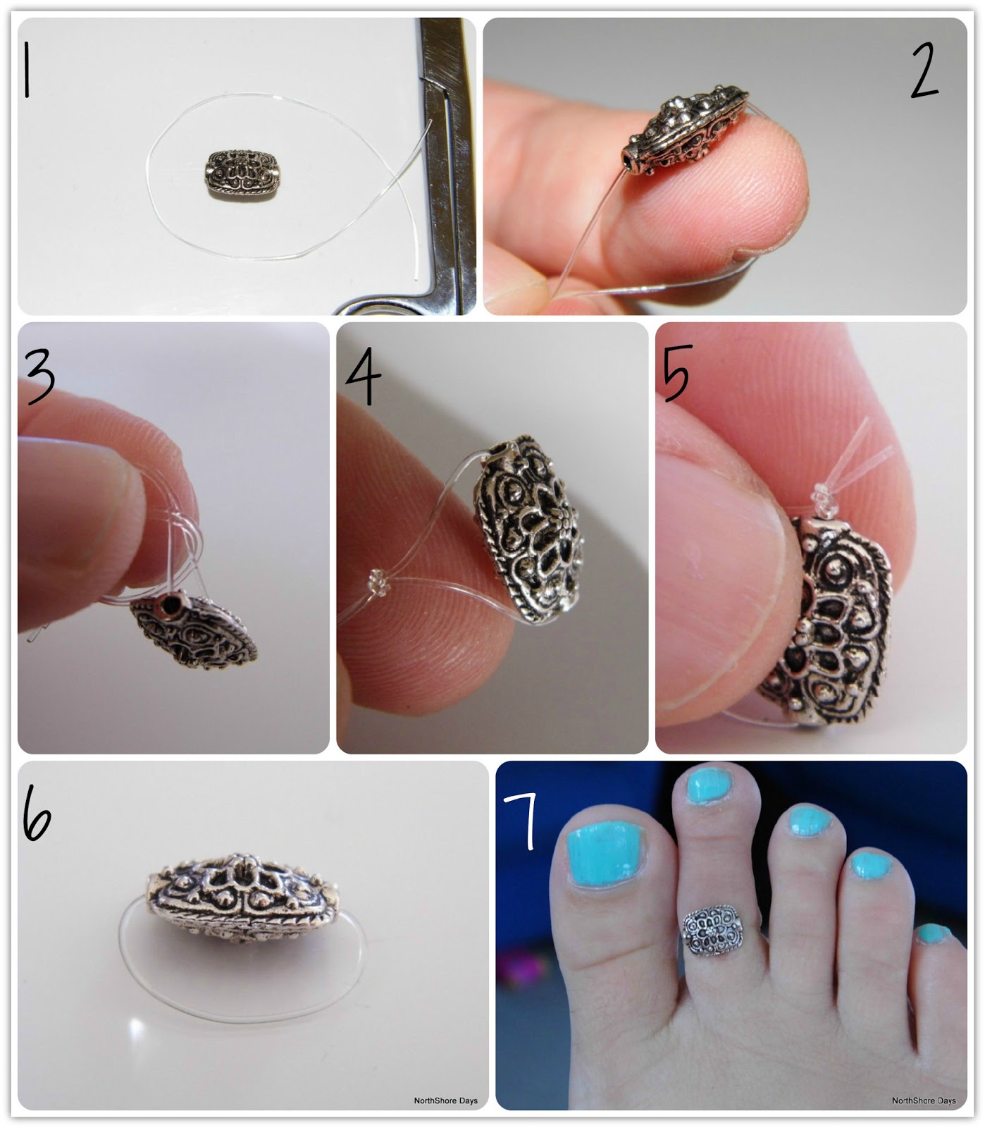 NorthShore Days.....: Beach Ready Toe Rings