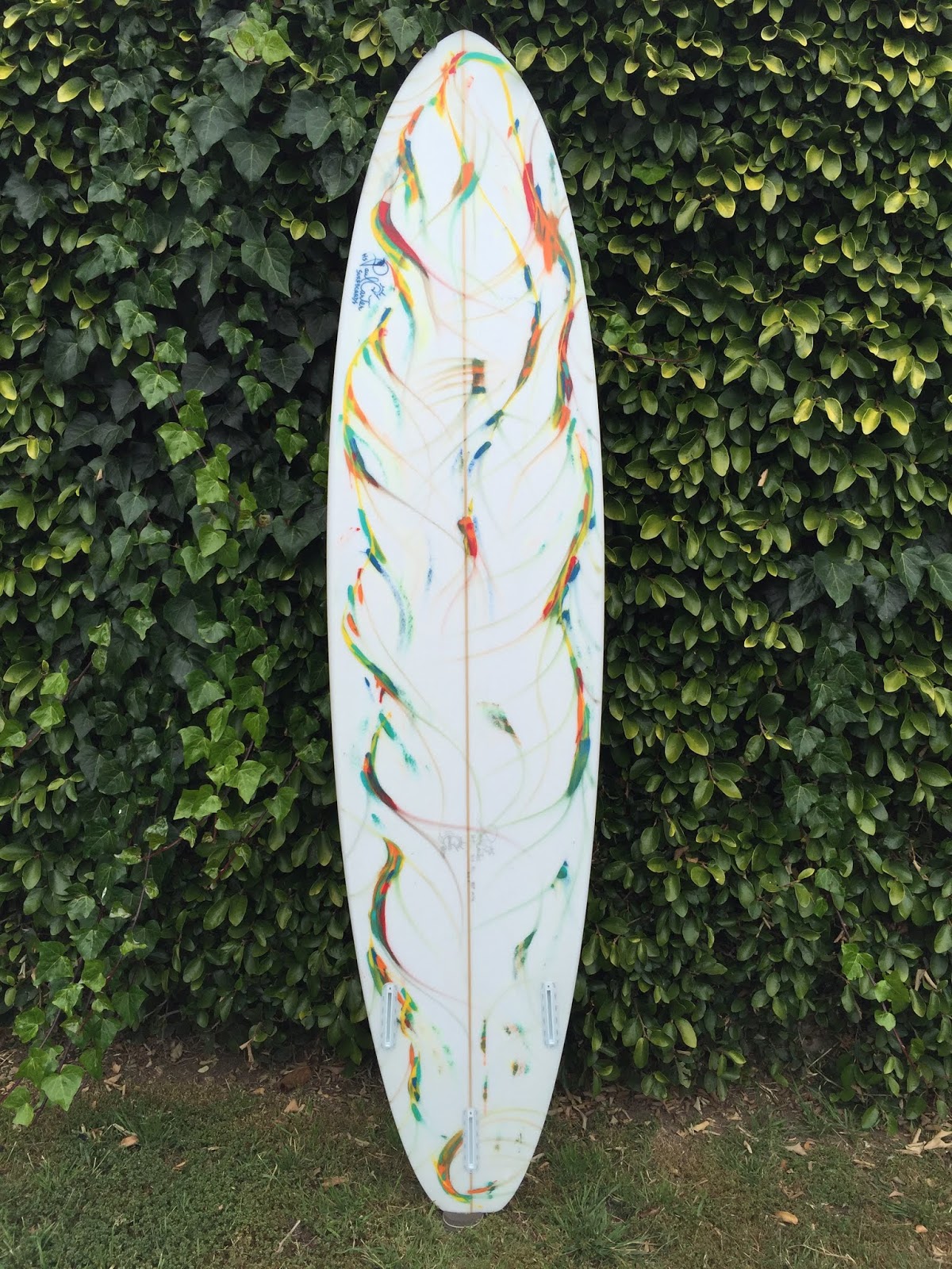 Surfer-Shaper-Artist : Custom 8ft Shaped by a Surfer-Shaper-Artist 2019