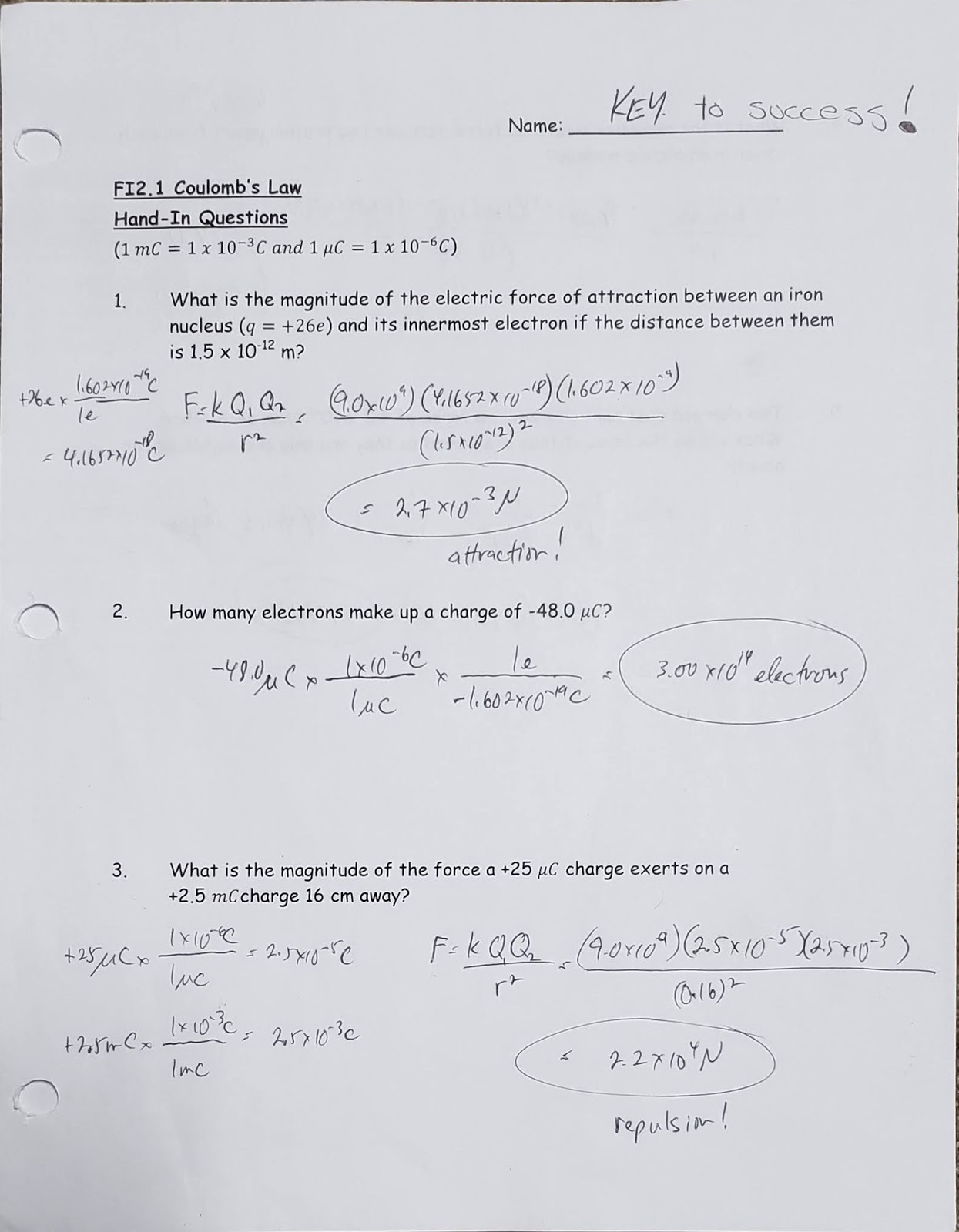 Mr. Kasprick's Physics 30 Class: FI2: Investigate electric and magnetic ...