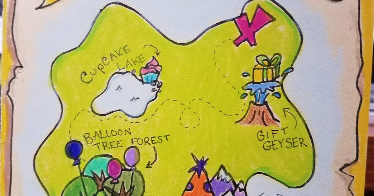 Debbie Dots Greeting Card Blog: Treasure Map Birthday