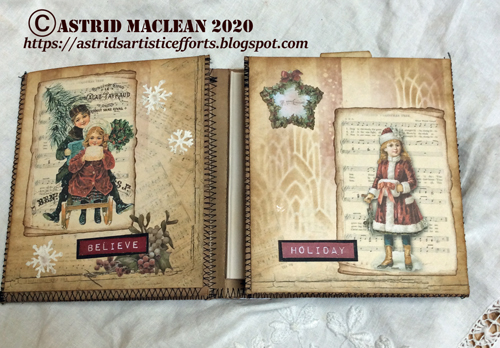 Astrid's Artistic Efforts: Christmas is coming, a little file folder ...