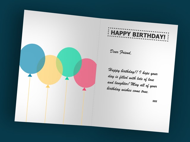 CSS Foldable Birthday Card