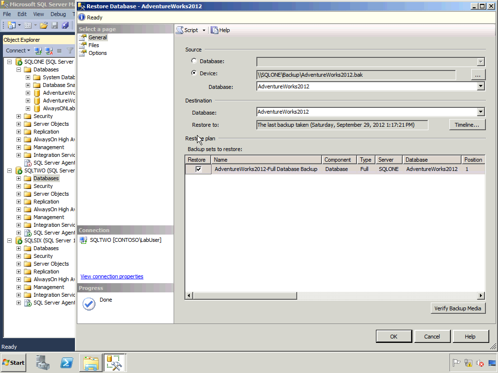 SQLSolutions and SSIS: MS SQL Server 2012 - Database Mirroring Setup ...