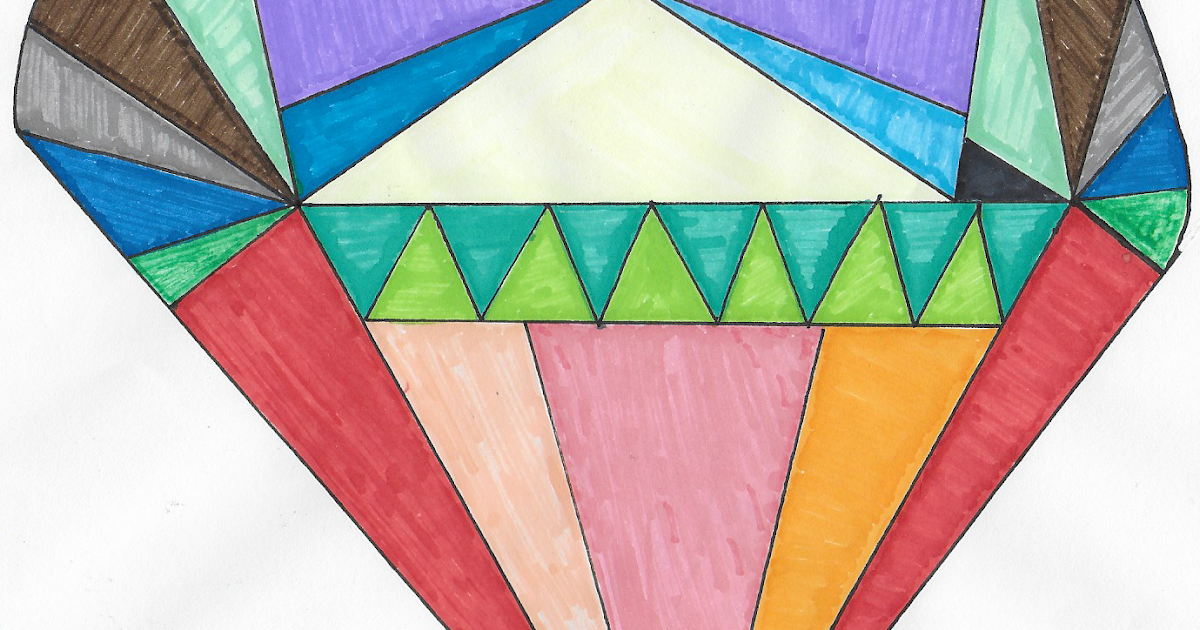 Geometry and Arts: 2016-17. Free drawing with triangles