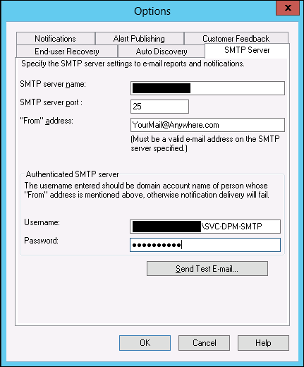 Yet Another DPM Blog: HowTo : Configure DPM to use an SMTP server that ... Yet Another DPM Blog: HowTo : Configure DPM to use an SMTP server that ...