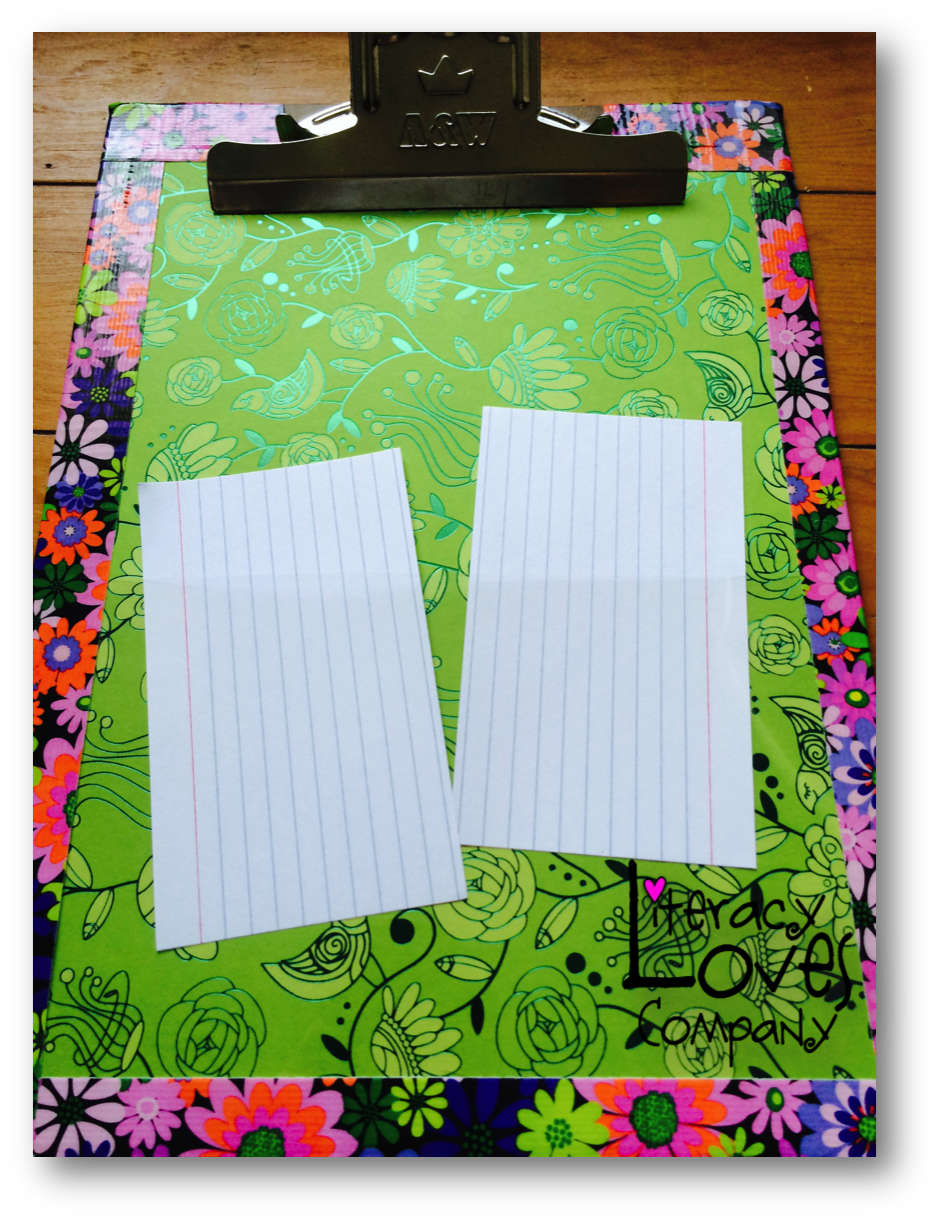 Literacy Loves Company: Classroom DIY: The "Clipboard Make-over