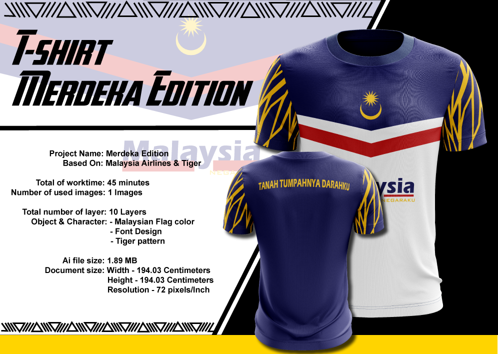 T-shirt Merdeka Edition 1