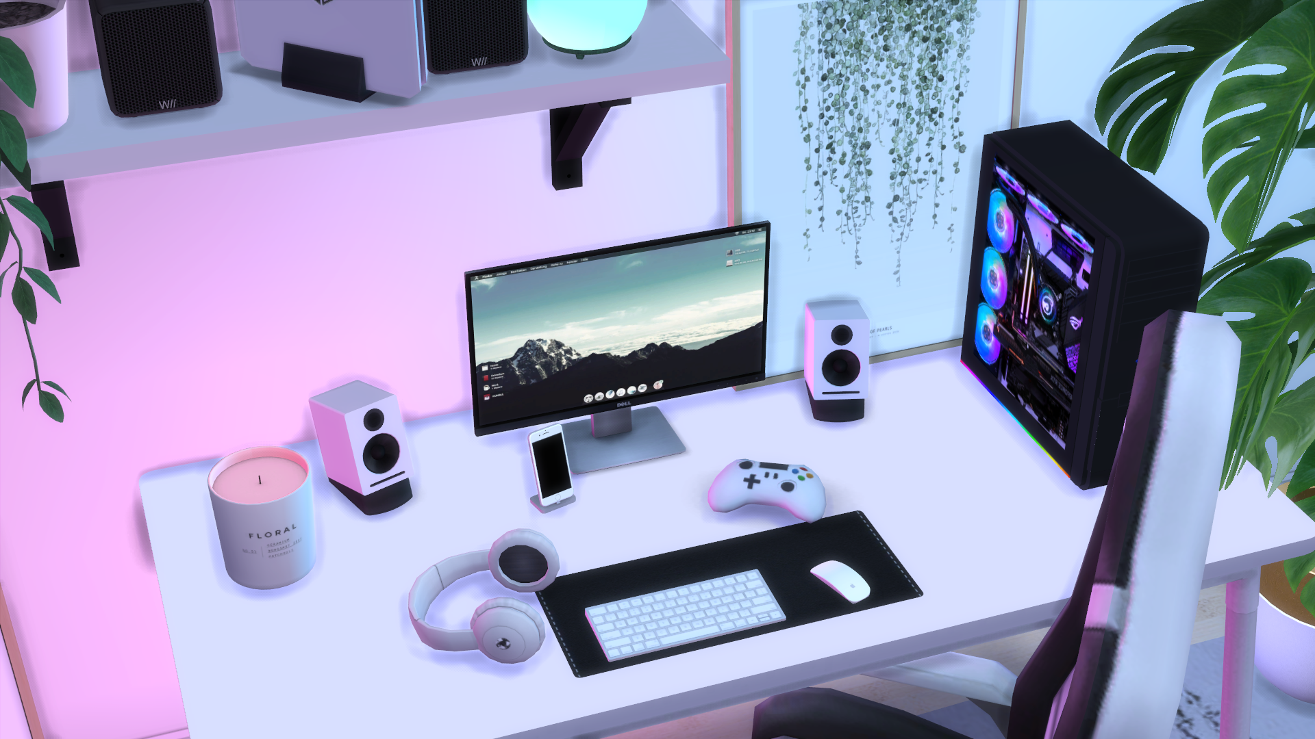 SIMS 4 - Magic RGB Set + PC Case RGB - Bárbara Sims