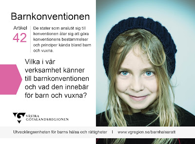 För barns hälsa och rättigheter: Kännedom om FN:s barnkonvention