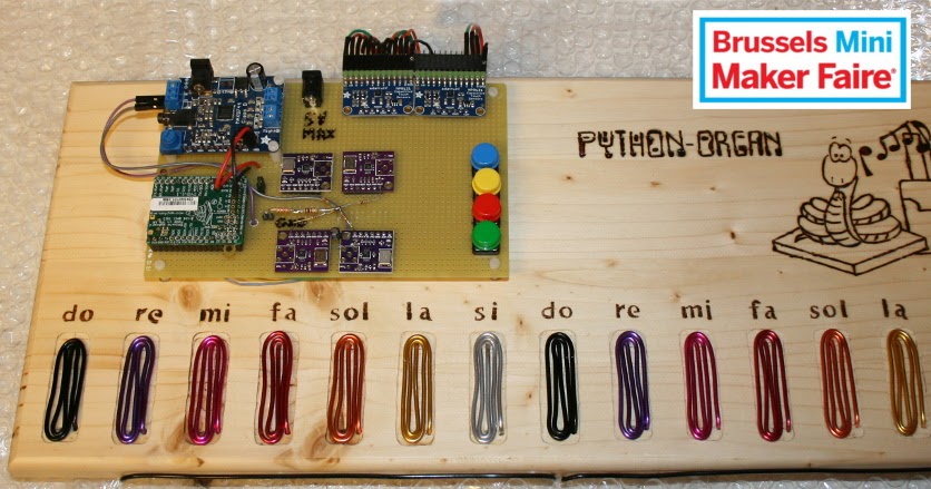 Python Organ - Prêt pour la Maker Faire Paris et Bruxelles - MCHobby ...