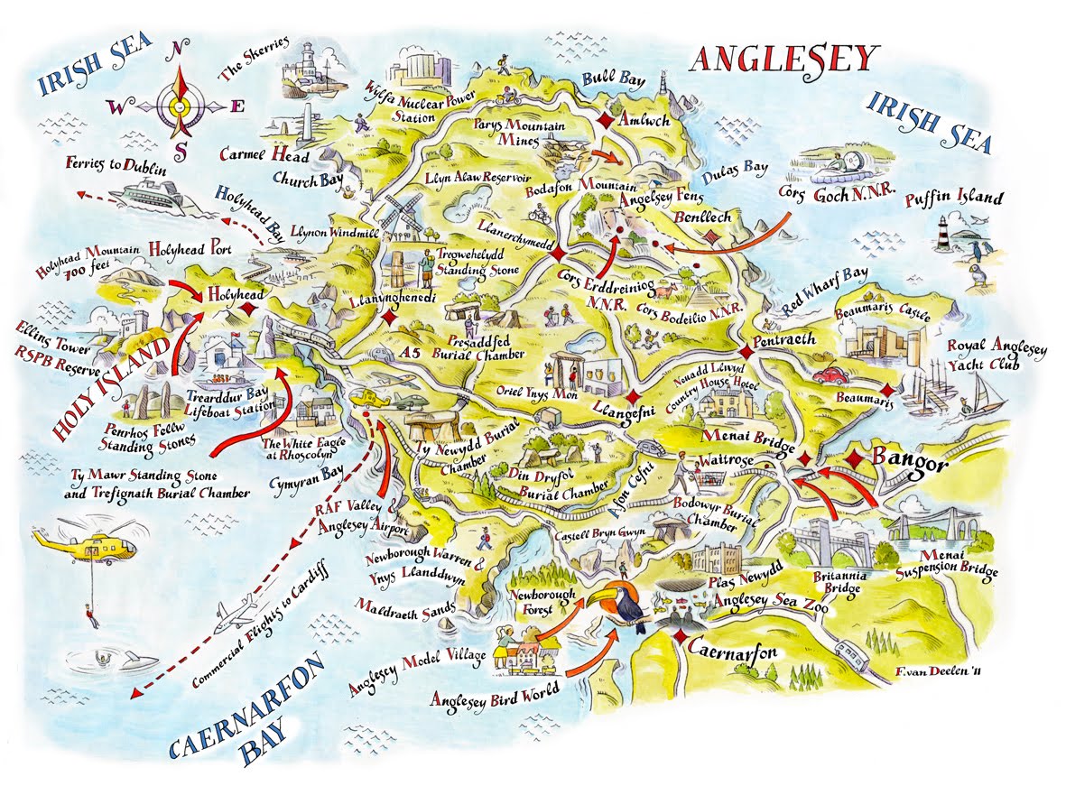 ILLUSTRATION FROM THE ORGANISATION: Fred van Deelen latest map!