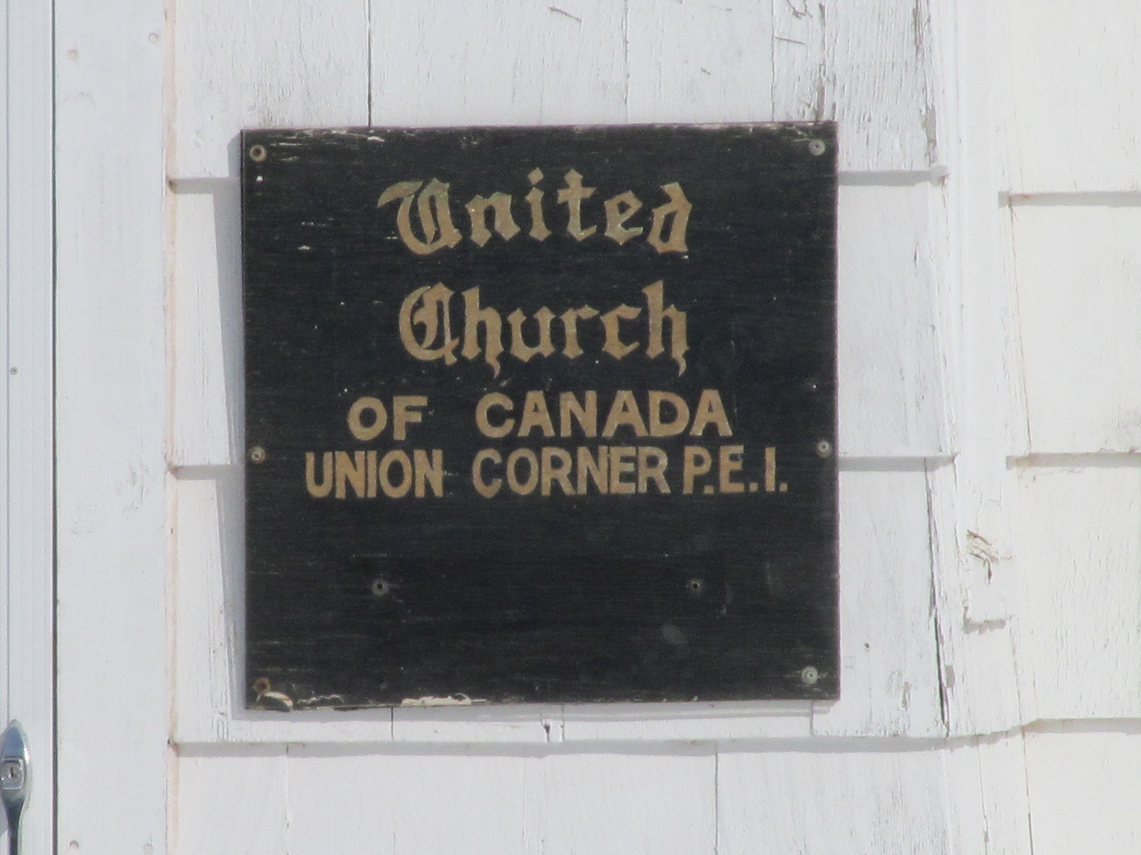 P.E.I. Heritage Buildings: Union Corner United Church