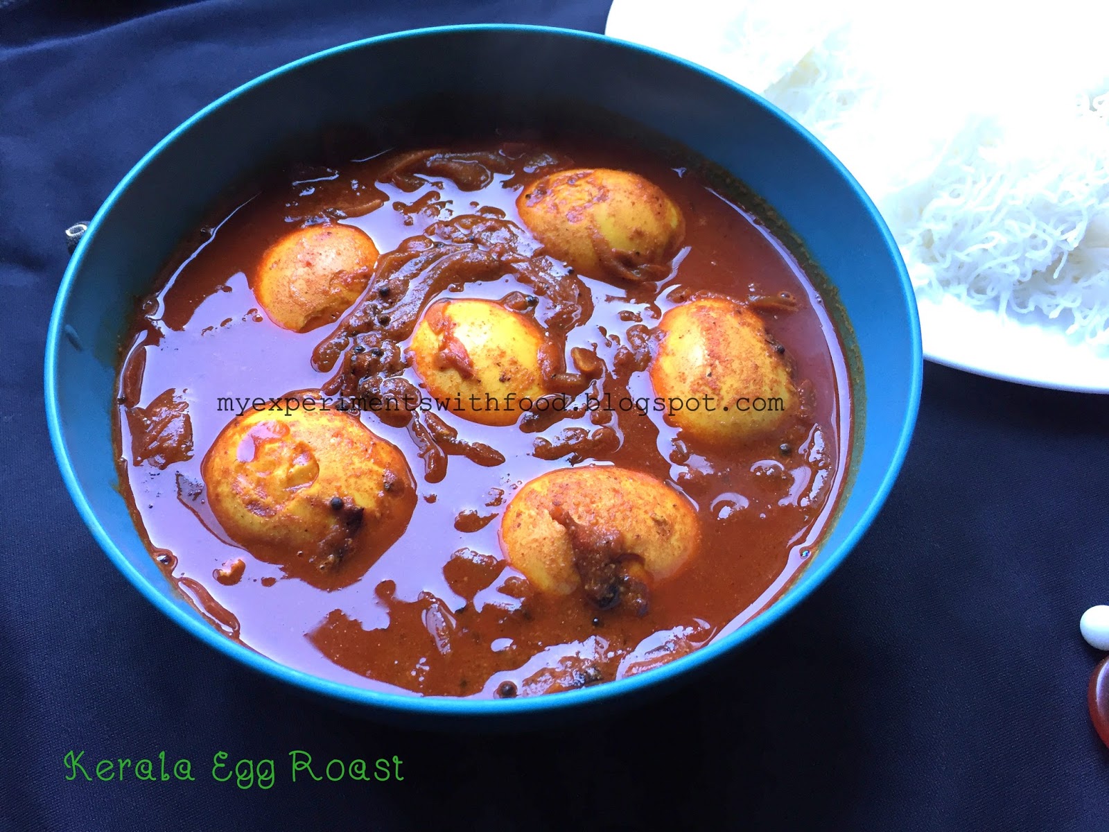 My Experiments With Food: Kerala Egg Roast using Coconut Milk/ Nadan ...