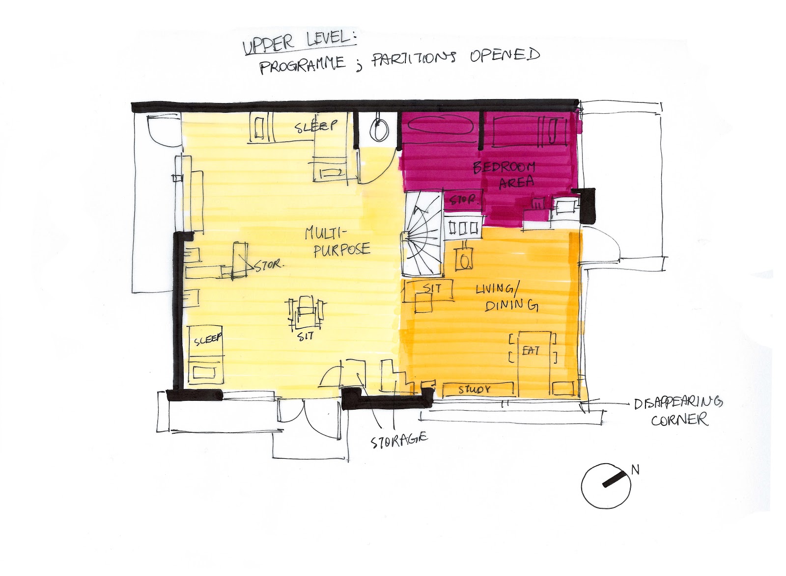 Schroder House Diagram