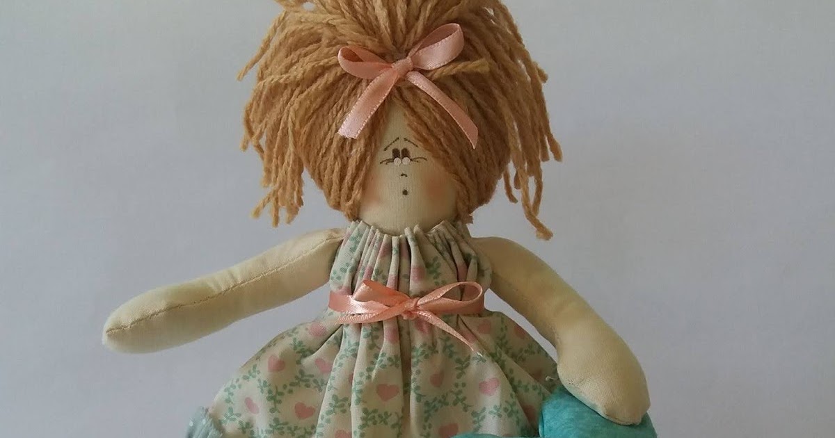 Eu Amo Artesanato: Boneca com molde (sem vestido)