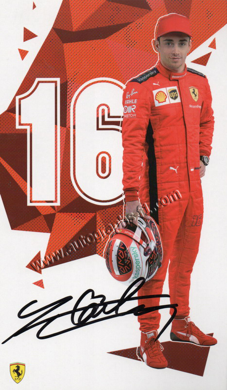 Autographs-F1: Charles LECLERC