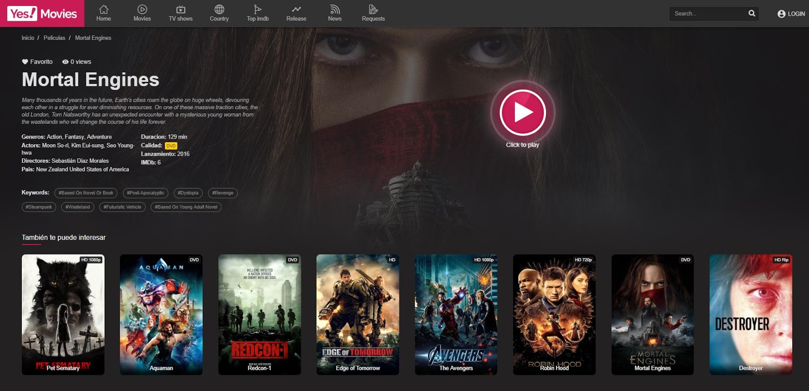 YesMovies | Movie CMS Script v5.0 Nulled