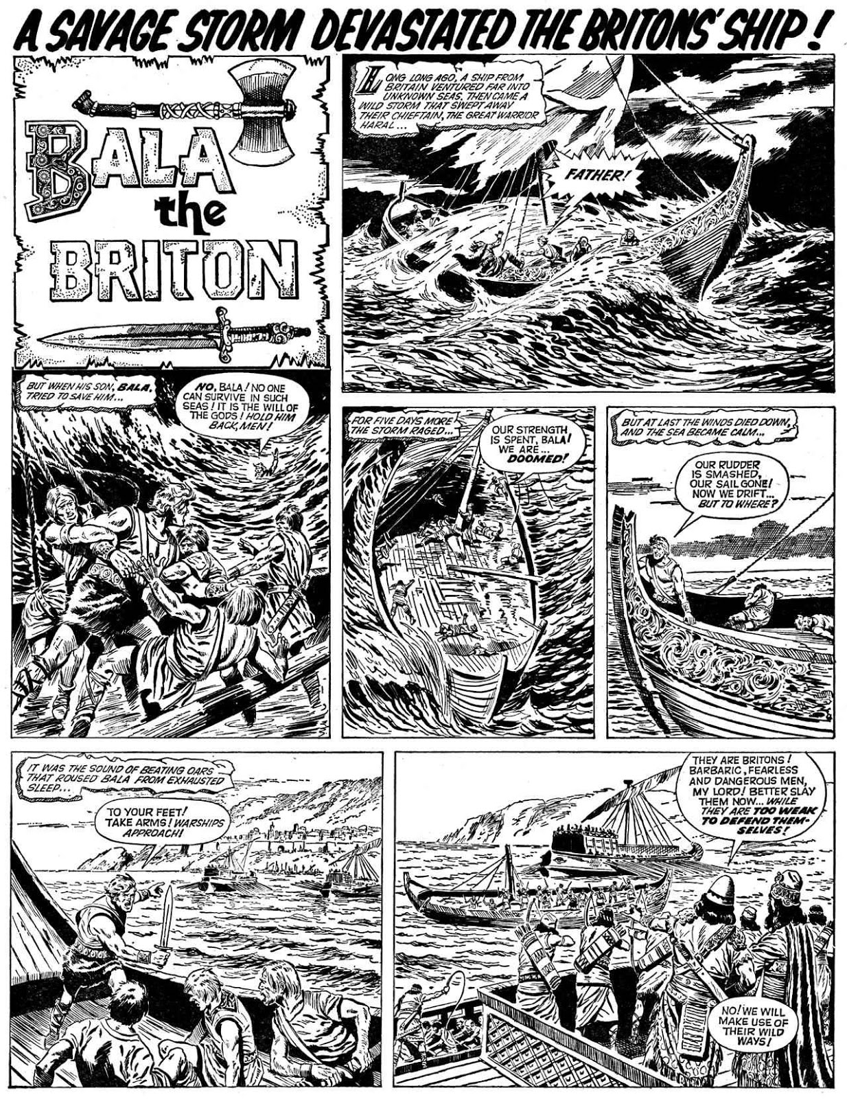 Peter Gray's Comics and Art: Bala the Briton Jet comic