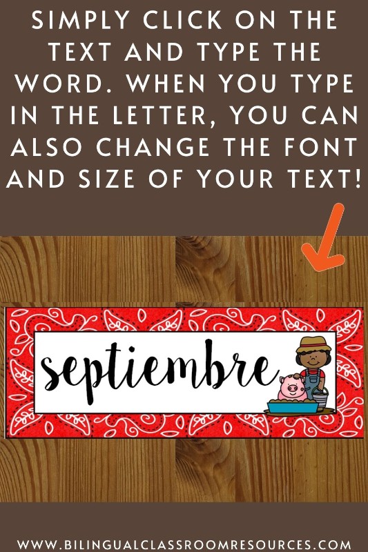 Editable and Fun Farm Themed Classroom Décor in Spanish | Bilingual ...