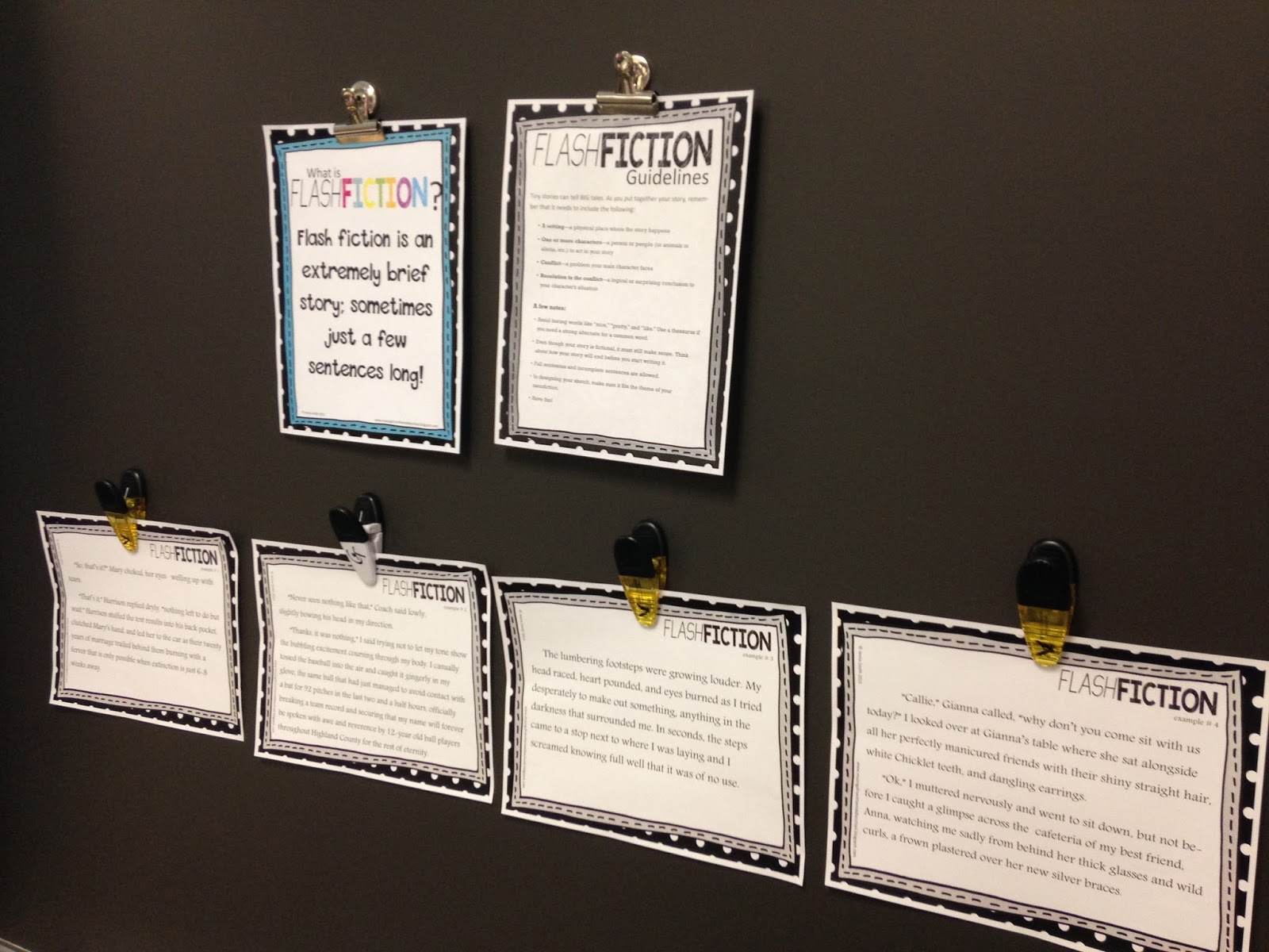 Writing Flash Fiction - Musing From The Middle School